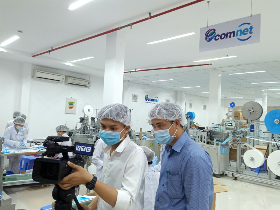 Khẩu trang Ecom Med đồng hành của đài truyền hình VTC - Du Lịch Việt